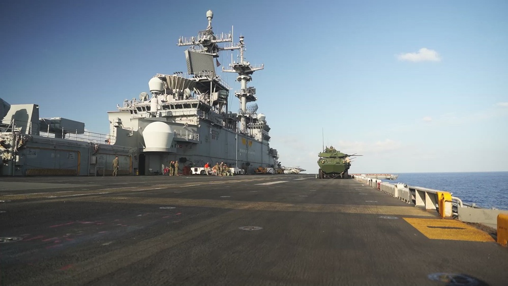 DVIDS - Video - LAR Company, 24th MEU (SOC) LAV Deck Shoot