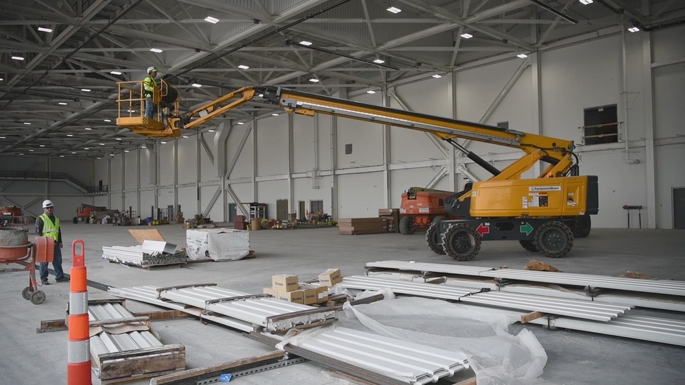 DVIDS - Video - Hunter Army Airfield Hangar Construction B-Roll