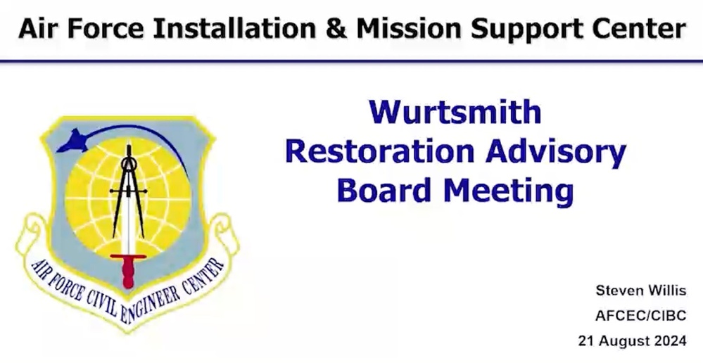 DVIDS - Video - Former Wurtsmith AFB Restoration Advisory Board Meeting ...