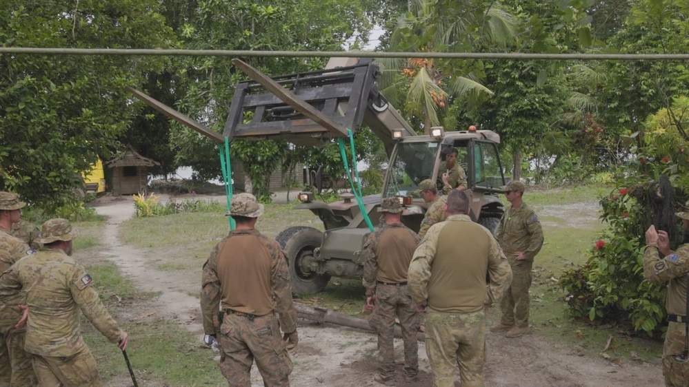 DVIDS - Video - B-Roll: MRF-D 24.3: CLB-5 (Rein.) Marines, ADF service ...