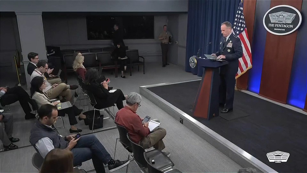 DVIDS - Video - Pentagon Press Secretary Holds Briefing