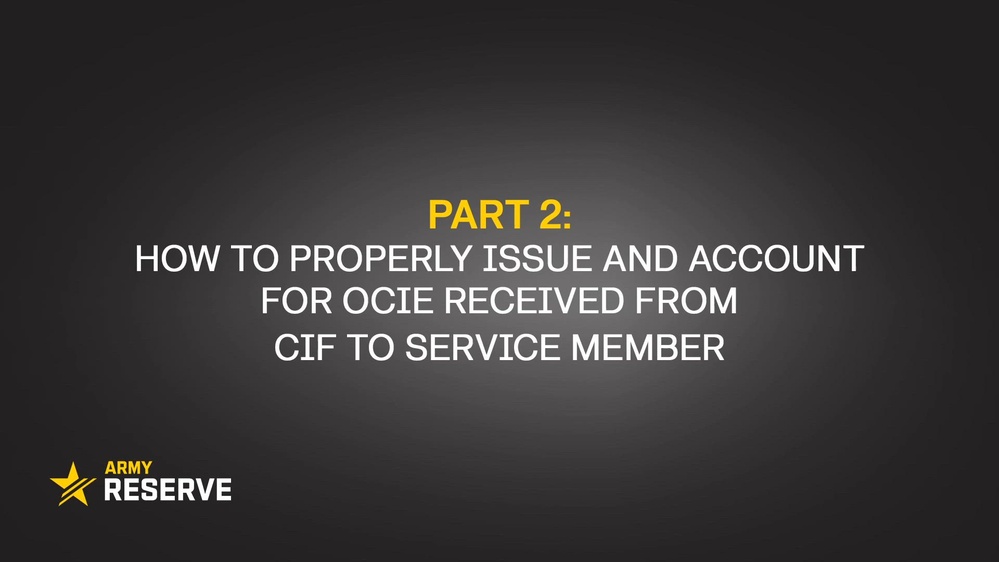 DVIDS - Video - OCIE process Part 2