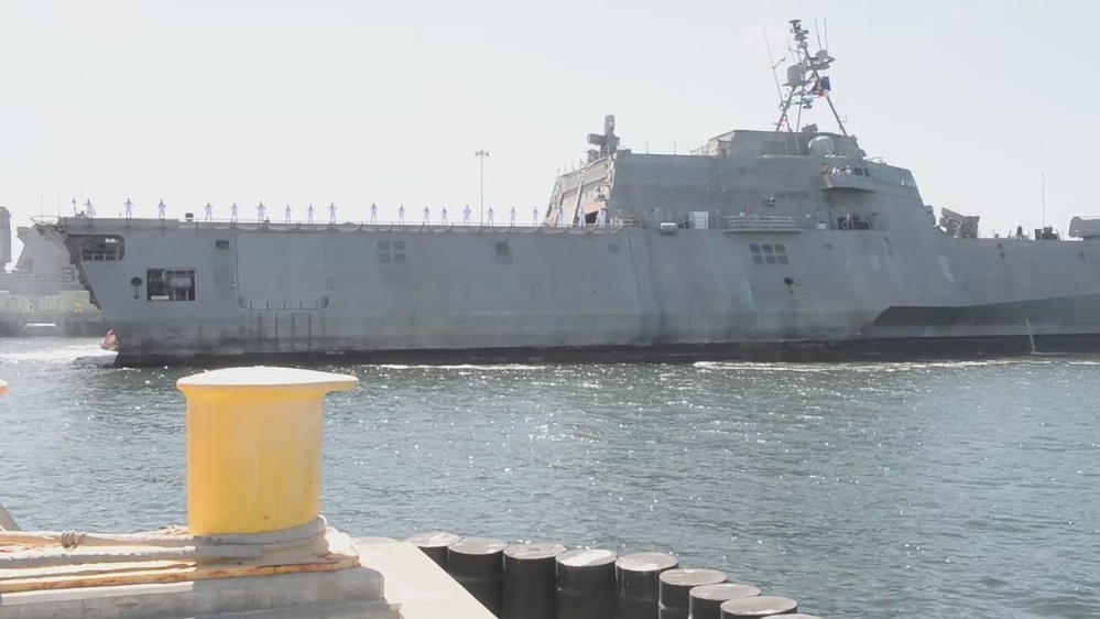 DVIDS - Video - USS Manchester (LCS 14) Returns to Homeport