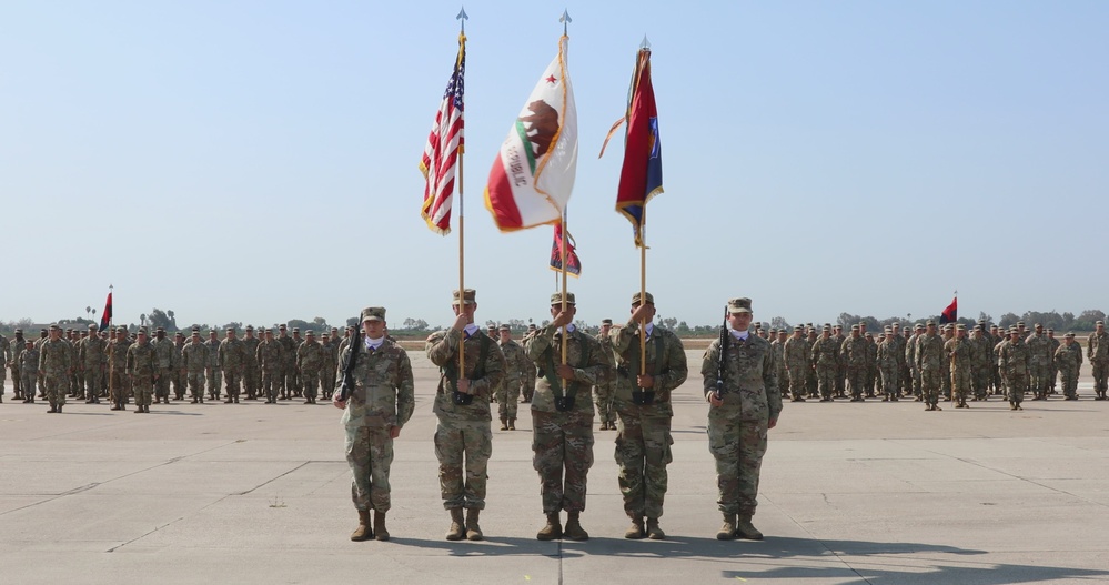 DVIDS - Video - 40th ID Colors Uncasing