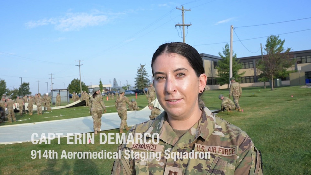DVIDS - Video - 914th Aeromedical Staging Squadron participates in ...