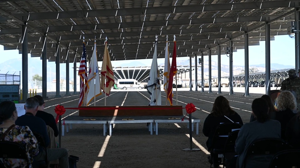 DVIDS - Video - B-Roll: Ribbon-Cutting Ceremony for Renewable Energy ...