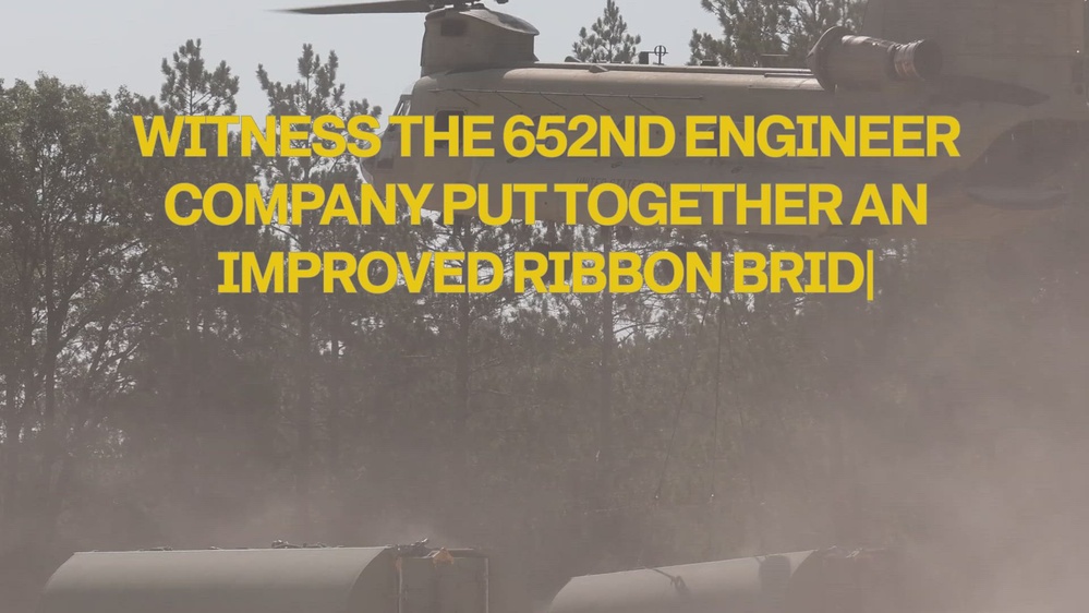 DVIDS - Video - 652nd Engineer Company Builds an Improved Ribbon Bridge