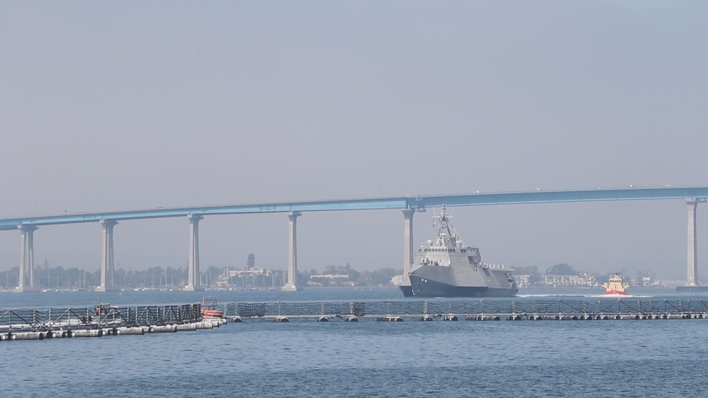 DVIDS - Video - USS Kingsville (LCS 36) Arrives at Homeport for the ...