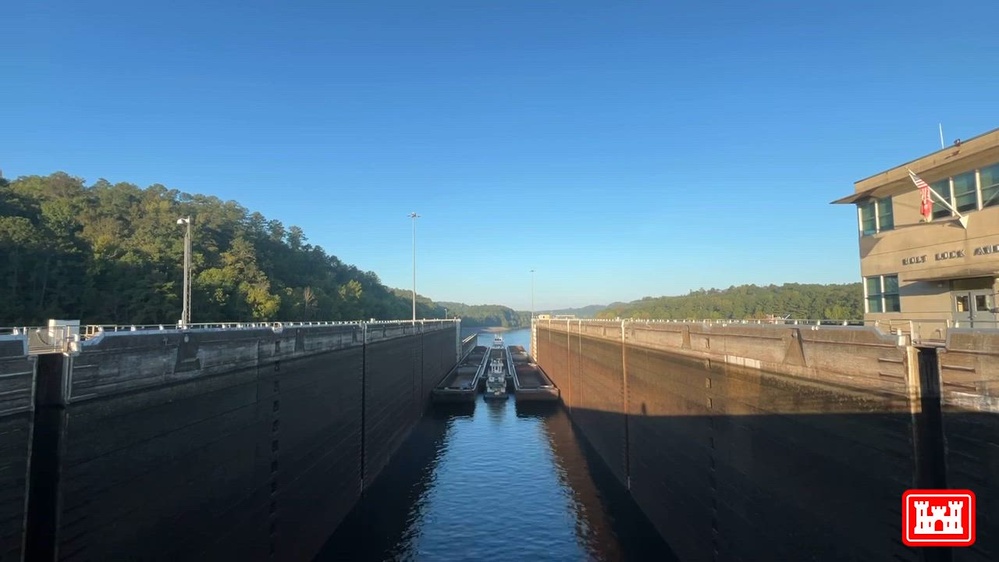 DVIDS - Video - Holt Lock and Dam Reopening Timelapse