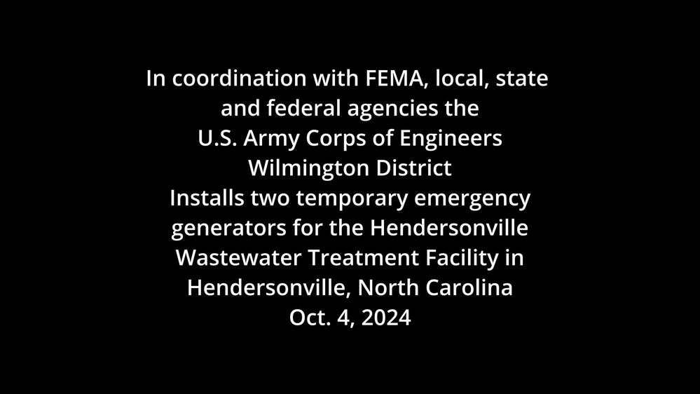 DVIDS - Video - USACE completes installation of two emergency ...
