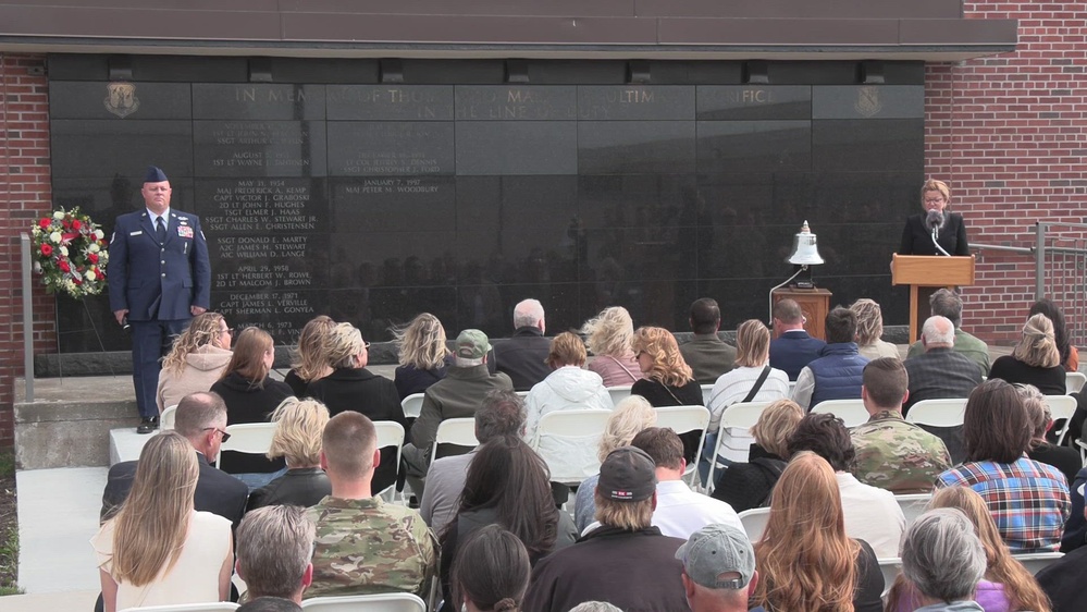 DVIDS - Video - 148th Fighter Wing Memorial Wall Dedication Ceremony ...