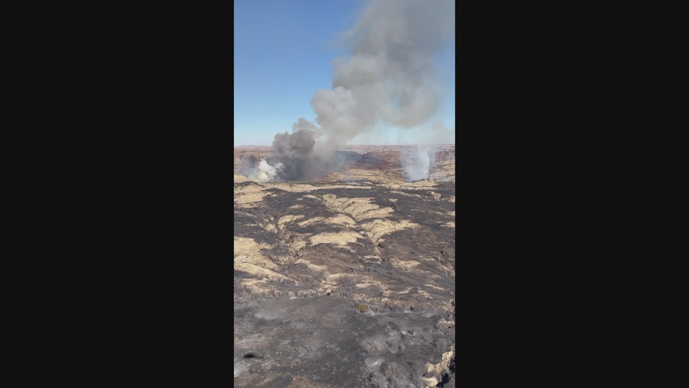 DVIDS - Video - Aerial video of Elkhorn Fire in North Dakota