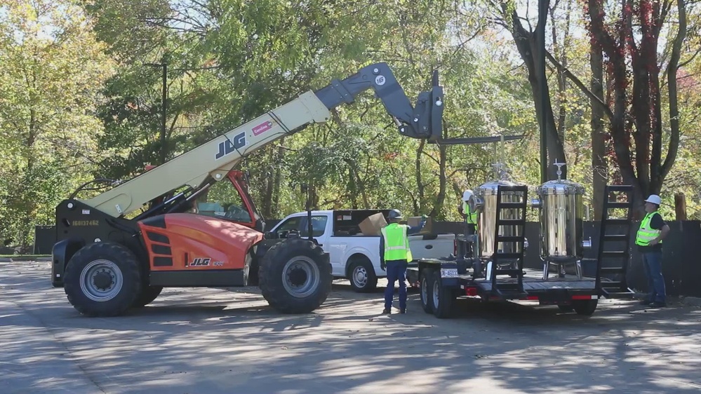 DVIDS - Video - USACE Contractors Prepare For Installation of a Potable ...