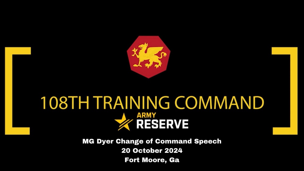 DVIDS - Video - MG Dyer, William Change of Command and Retirement ...