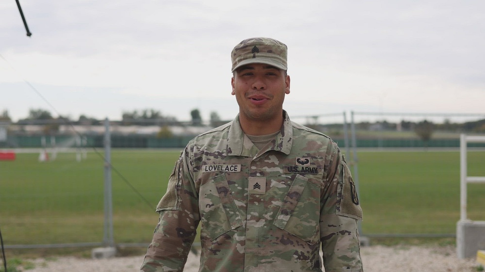 DVIDS - Video - Atlanta Falcons – Veterans Day – Sgt. Joseph Lovelace