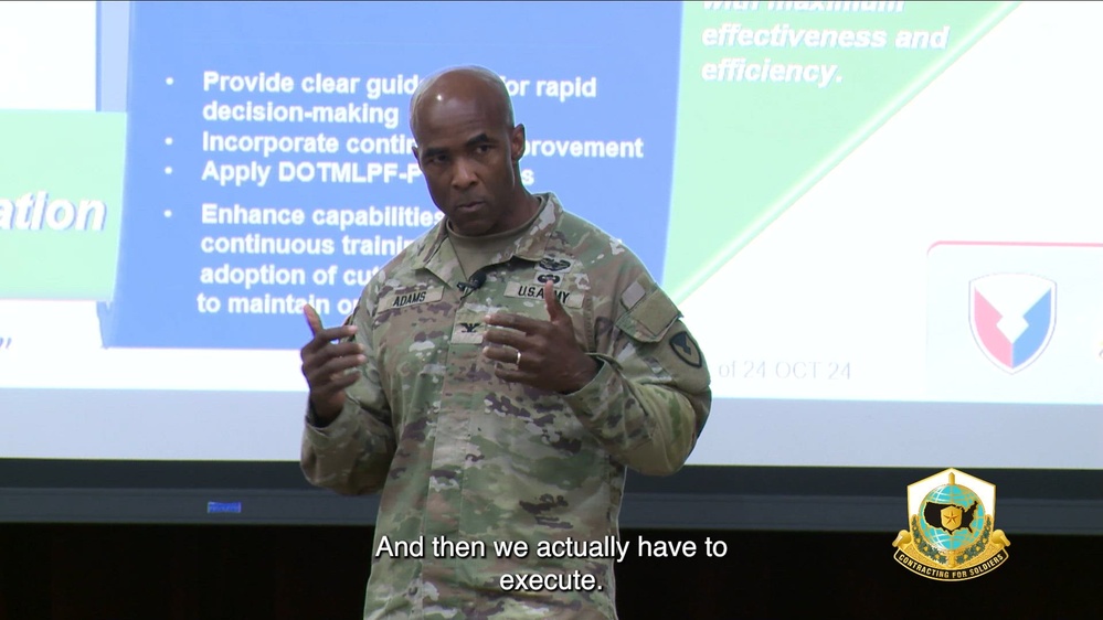 DVIDS - Video - Col. Adams unveils new vision for the MICC