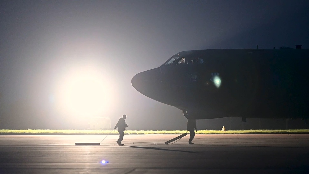 DVIDS - Video - B-52’s arrive at RAF Fairford, begin BTF 25-1