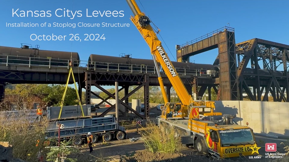 DVIDS - Video - Kansas Citys Levees Project Stoplog Test
