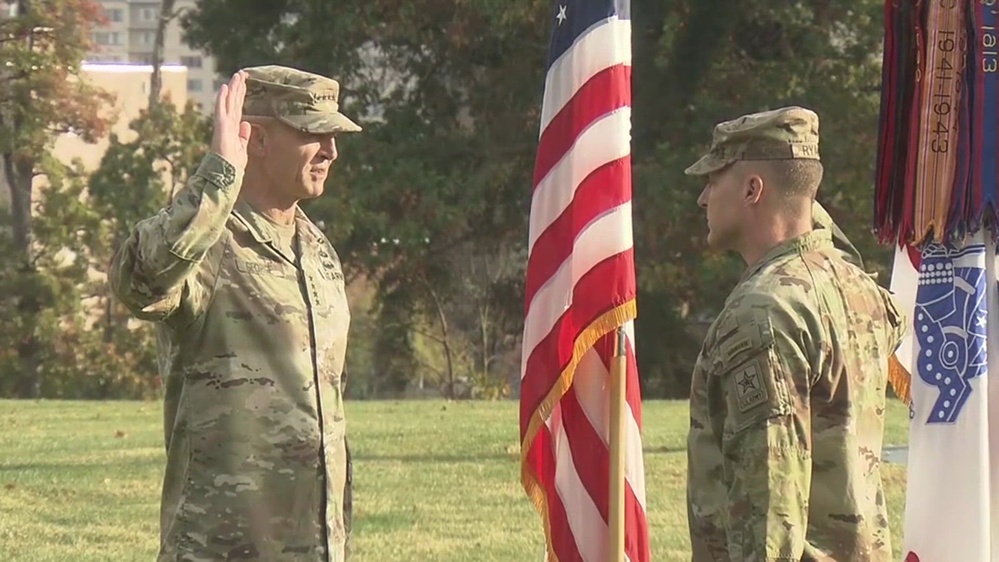 DVIDS - Video - Promotion Ceremony in honor of MG Joseph A. Ryan