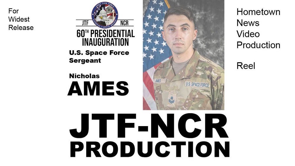 DVIDS - Video - U.S. Space Force Sergeant Nicholas Ames - Hometown News ...