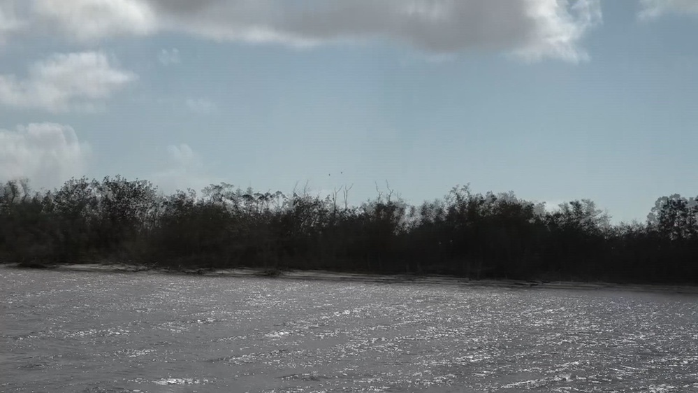 DVIDS - Video - Tyndall AFB Oyster Reef Construction -- B-ROLL