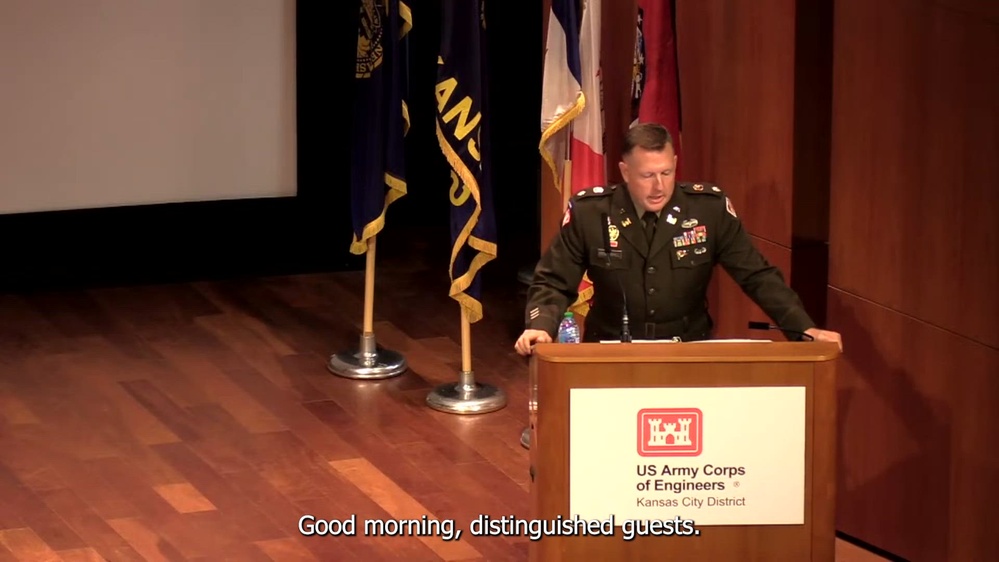 DVIDS - Video - Col. Niewohner Assumes Command of Kansas City District