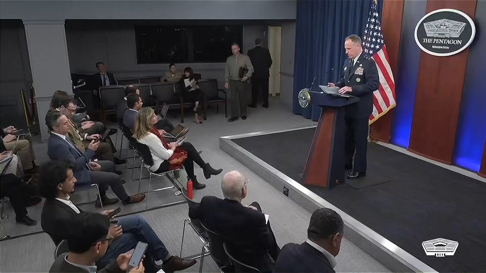 DVIDS - Video - Pentagon Press Secretary Holds Briefing