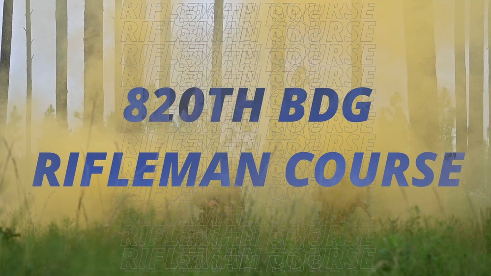 DVIDS - Video - 820th BDG conducts Rifleman's Course