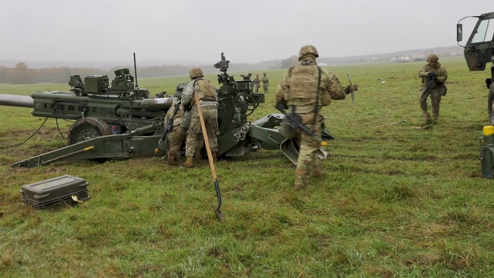 DVIDS - Video - U.S. Soldiers emplace artillery and prepare for Dynamic ...
