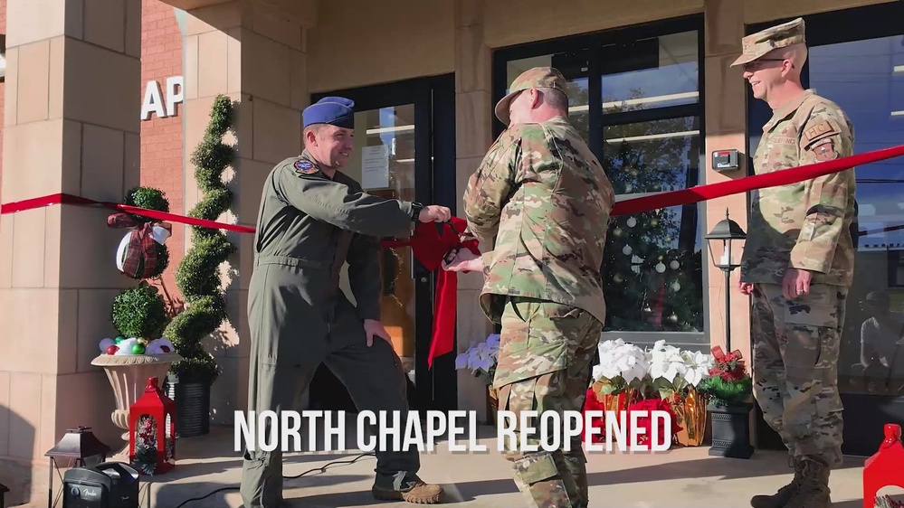 DVIDS - Video - Chapel Reopens on Sheppard Air Force Base