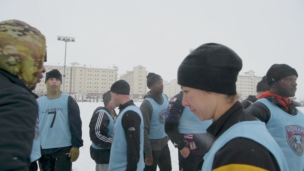 DVIDS - Video - 2ID hosts annual Turkey Bowl at the Robertson Field