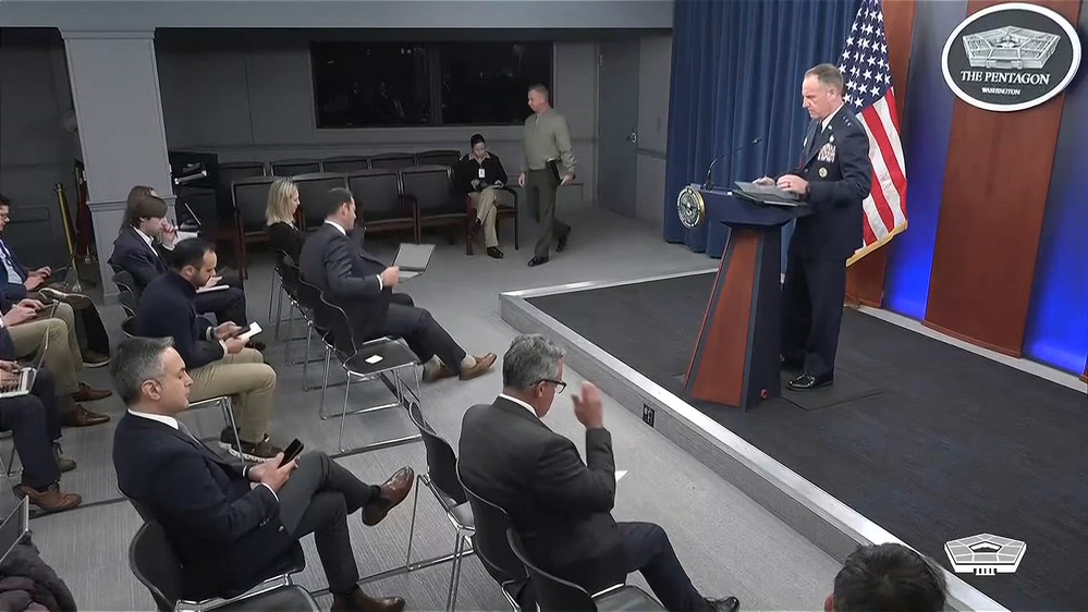 DVIDS - Video - Pentagon Press Secretary Holds Briefing