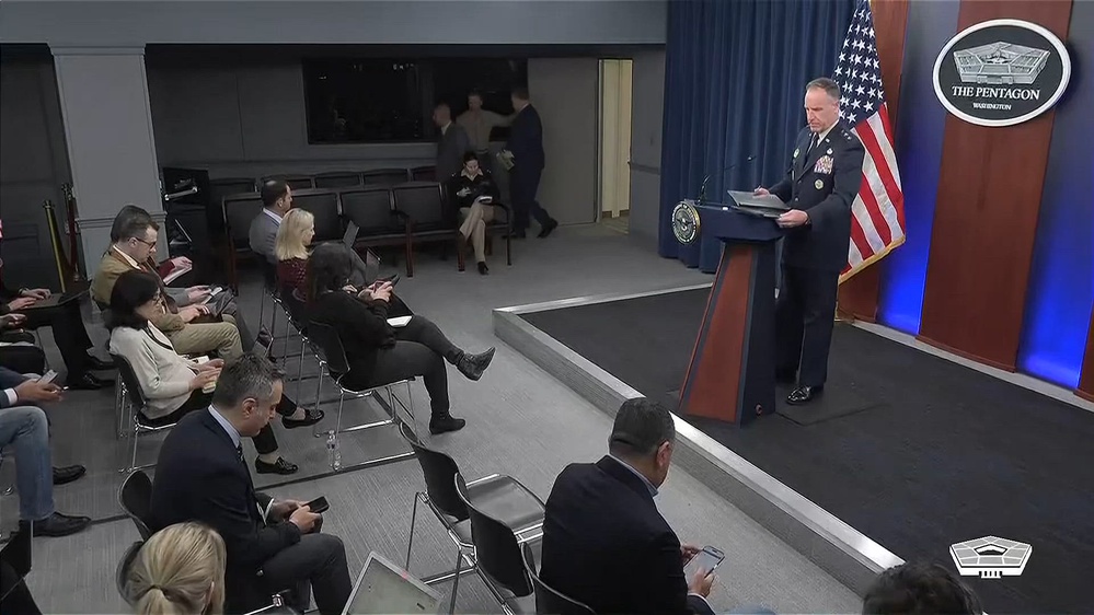 DVIDS - Video - Pentagon Press Secretary Holds Briefing