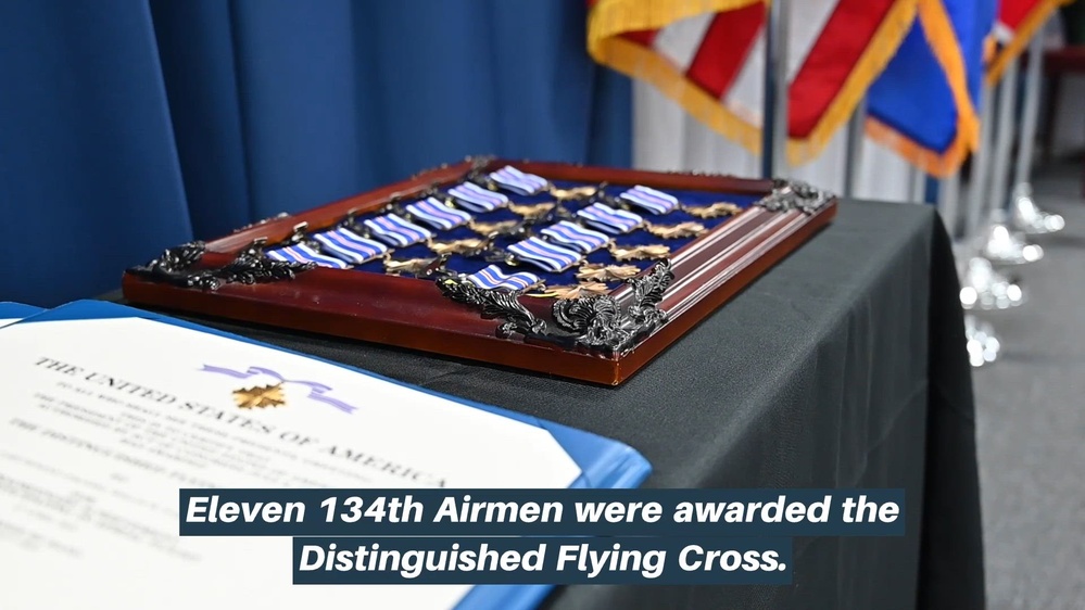 DVIDS - Video - 134th ARW aircrews honored with Distinguished Flying Cross