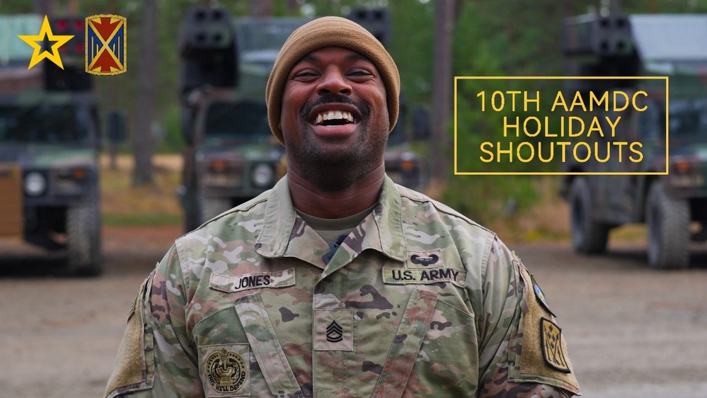 DVIDS - Video - 10th AAMDC Holiday Shoutouts Mallet Strike 24