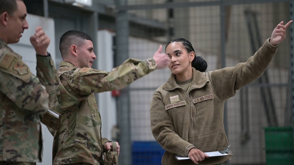 DVIDS - Video - B-roll 156th LRS support 52nd LRS during readiness exercise