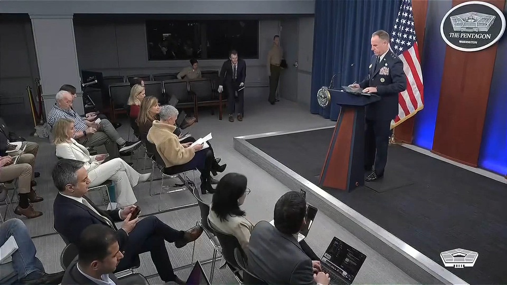 DVIDS - Video - Pentagon Press Secretary Holds Briefing