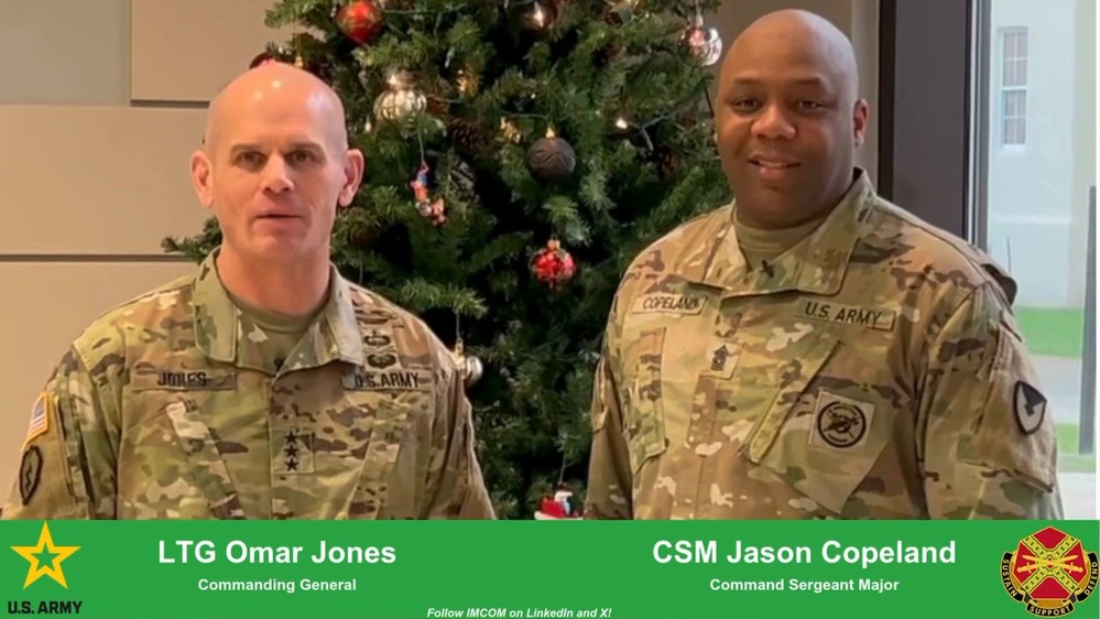DVIDS - Video - Lt. Gen. Omar Jones and Command Sgt. Maj. Jason ...