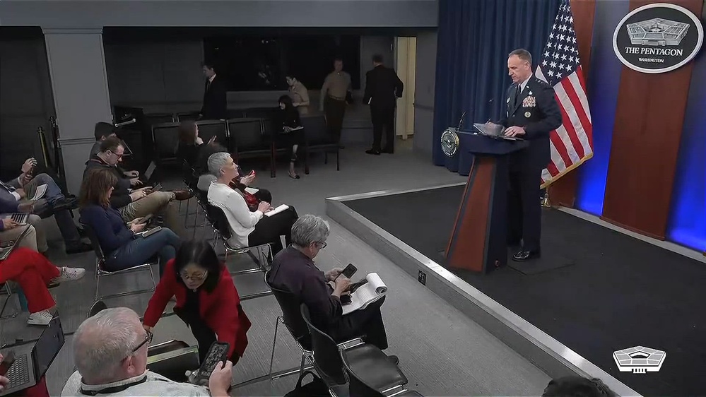 DVIDS - Video - Pentagon Press Secretary Holds Briefing