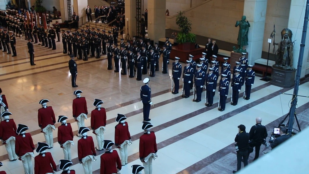 DVIDS - Video - First Honors conducted at U.S. Capitol as part of 60th ...
