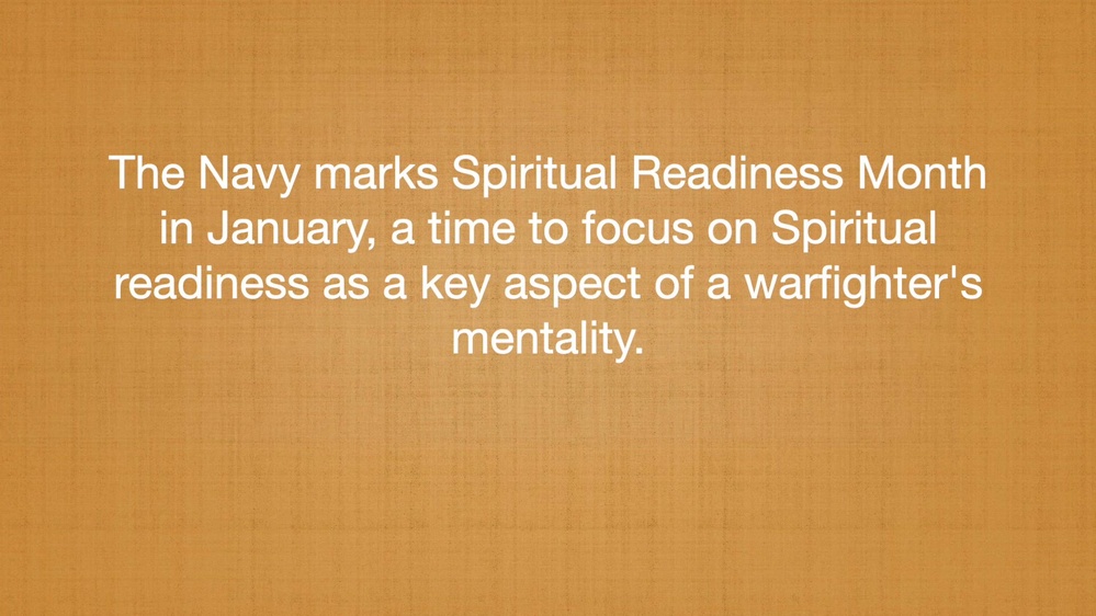 DVIDS - Video - Spiritual Readiness Month - YNC Tara Spencer