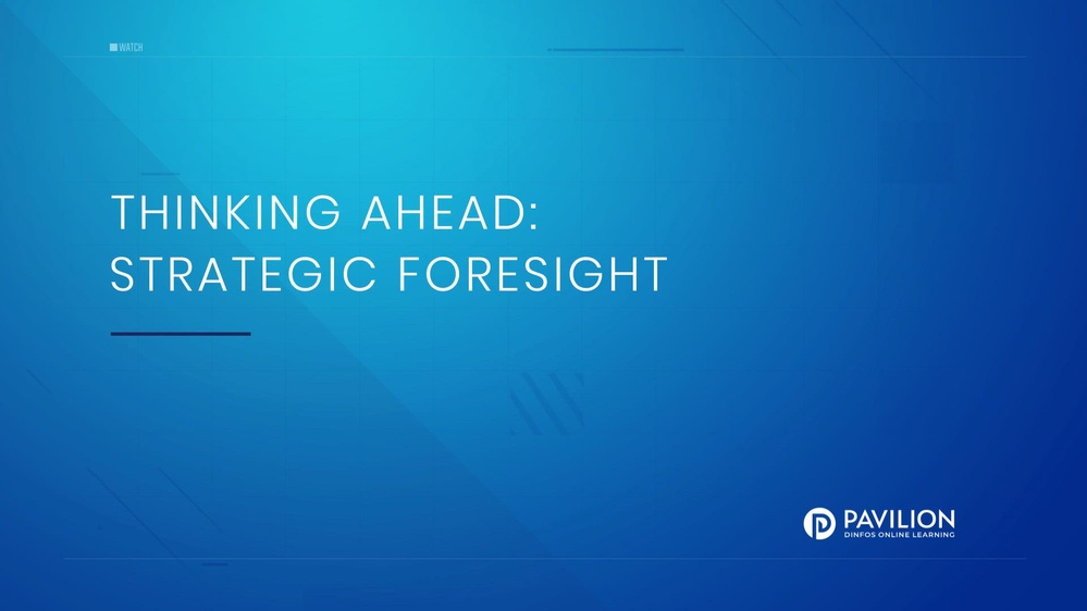 DVIDS - Video - Thinking Ahead: Using Strategic Foresight