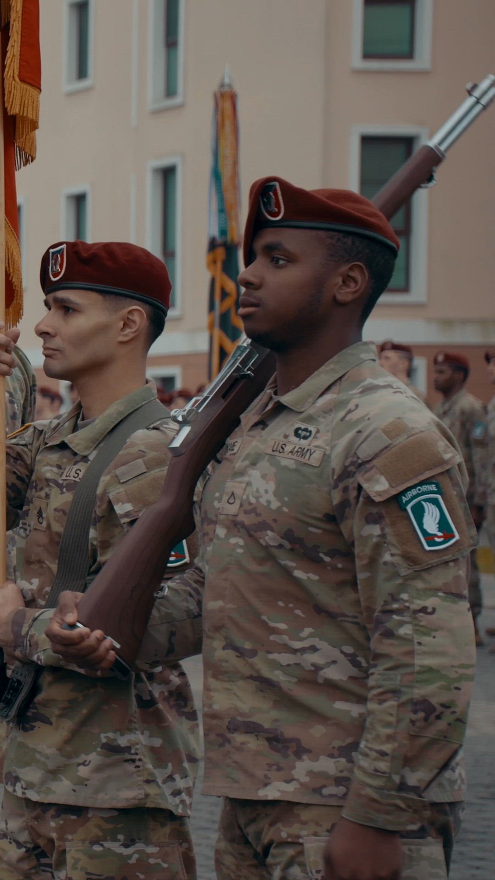 DVIDS - Video - Command Sgt. Maj. Joshua Peterson Assumes ...