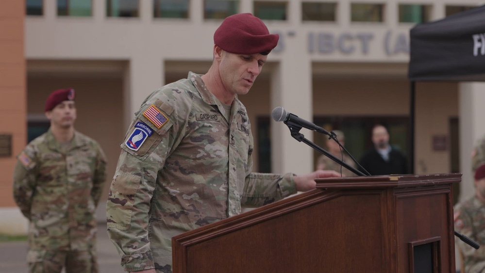 DVIDS - Video - Col. Joshua Gaspard Speaks at 173rd Airborne Brigade ...