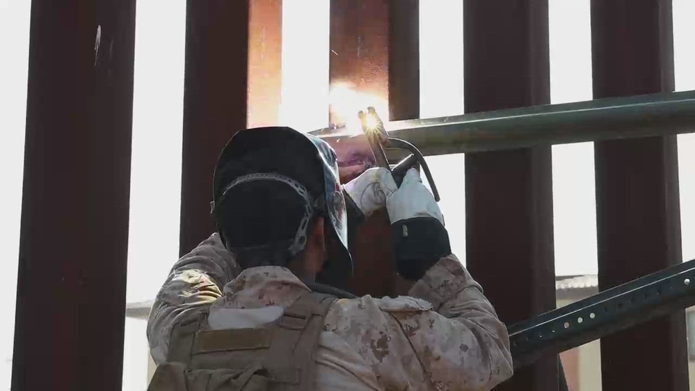 DVIDS - Video - US Marines use welding to assist with border security mission