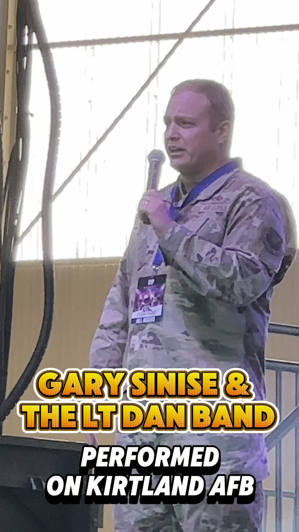 DVIDS - Video - Gary Sinise and the Lt Dan Band perform at Kirtland AFB ...