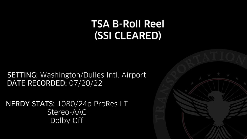 DVIDS - Video - IAD Checkpoint and Terminal B-Roll