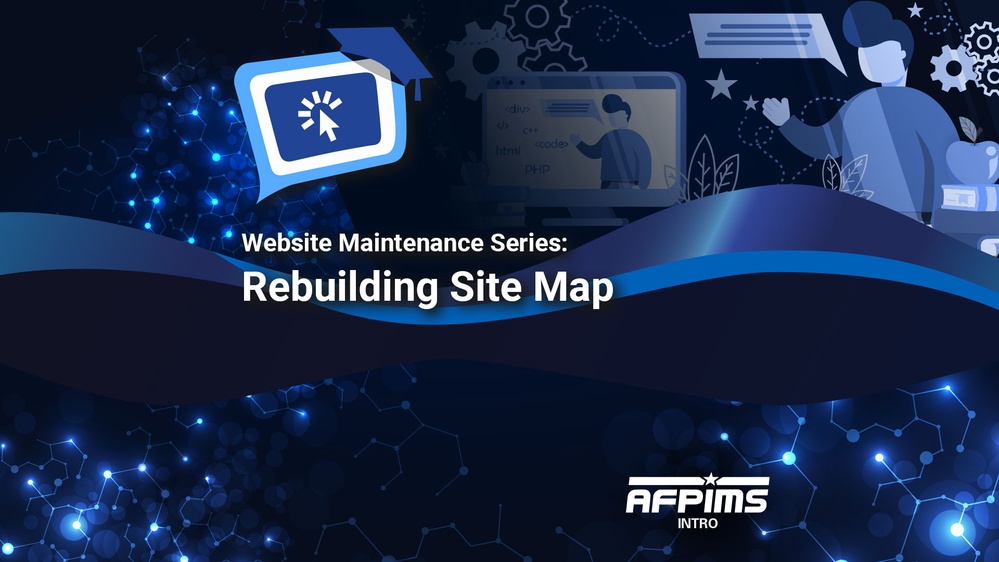 DVIDS - Video - Website Maintenance Series: Rebuilding Site Map