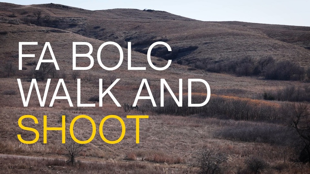 DVIDS - Video - FA BOLC Walk & Shoot FSCX