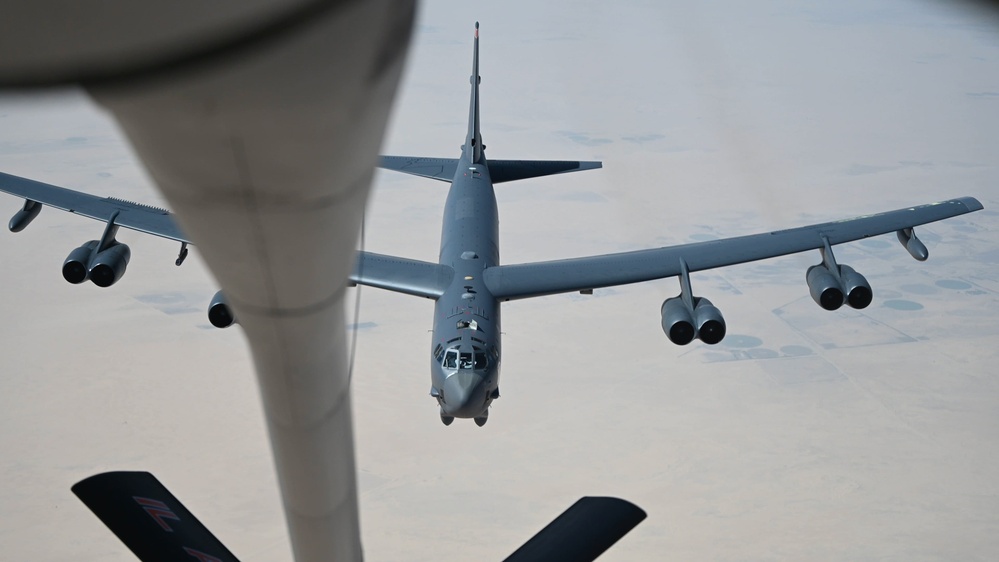 DVIDS - Video - U.S. Air Force B-52s complete Bomber Task Force over USCENTCOM